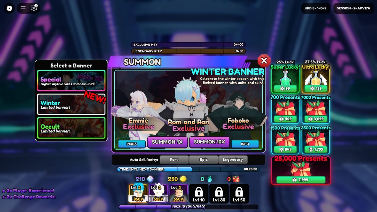 Anime Vanguards Gift Box guide