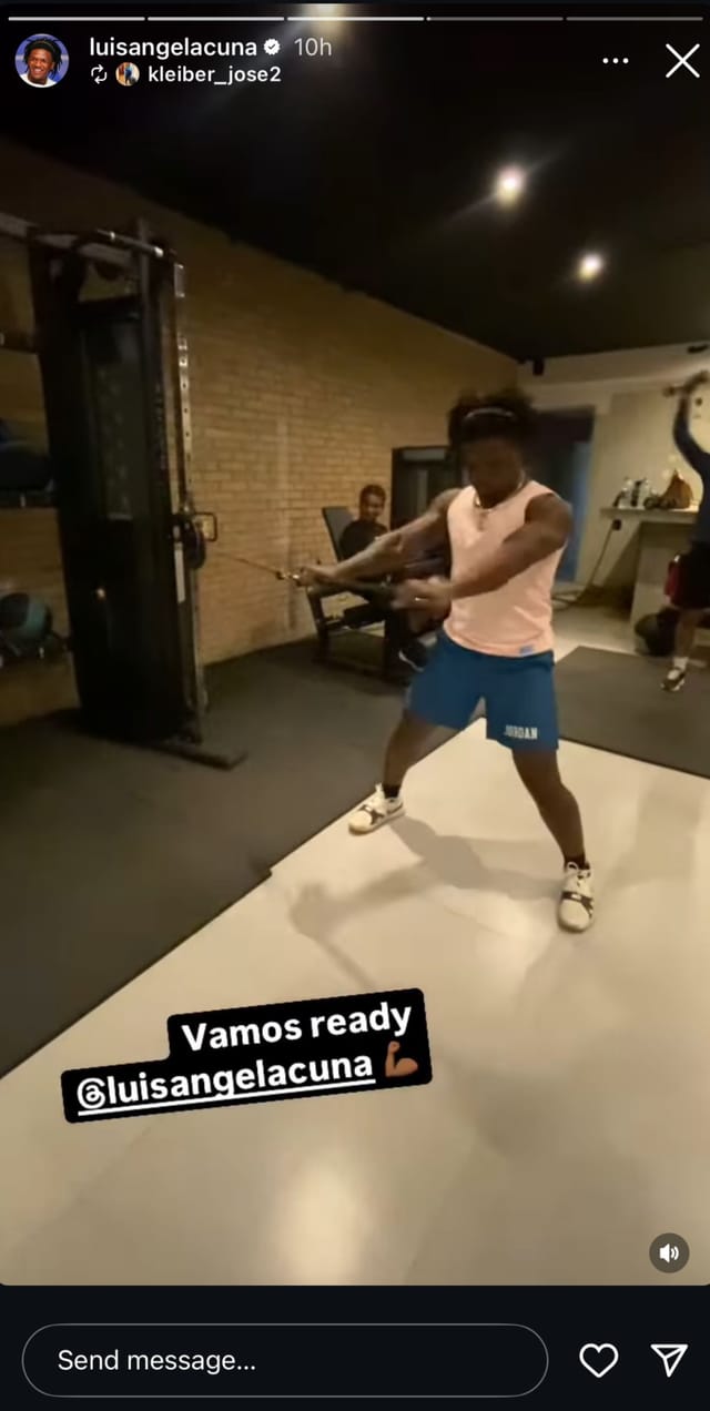 Ronald Acuna Jr.'s brother Luisangel shows off intense gym workout ...