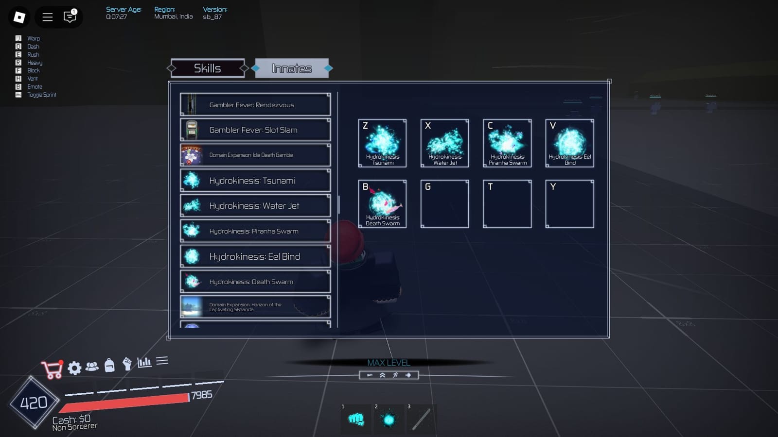 Jujutsu Infinite Hydrokinesis guide