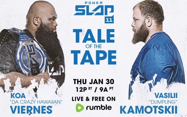 Da Crazy Hawaiian vs. Dumpling 2 round-by-round updates: Power Slap 11 ...