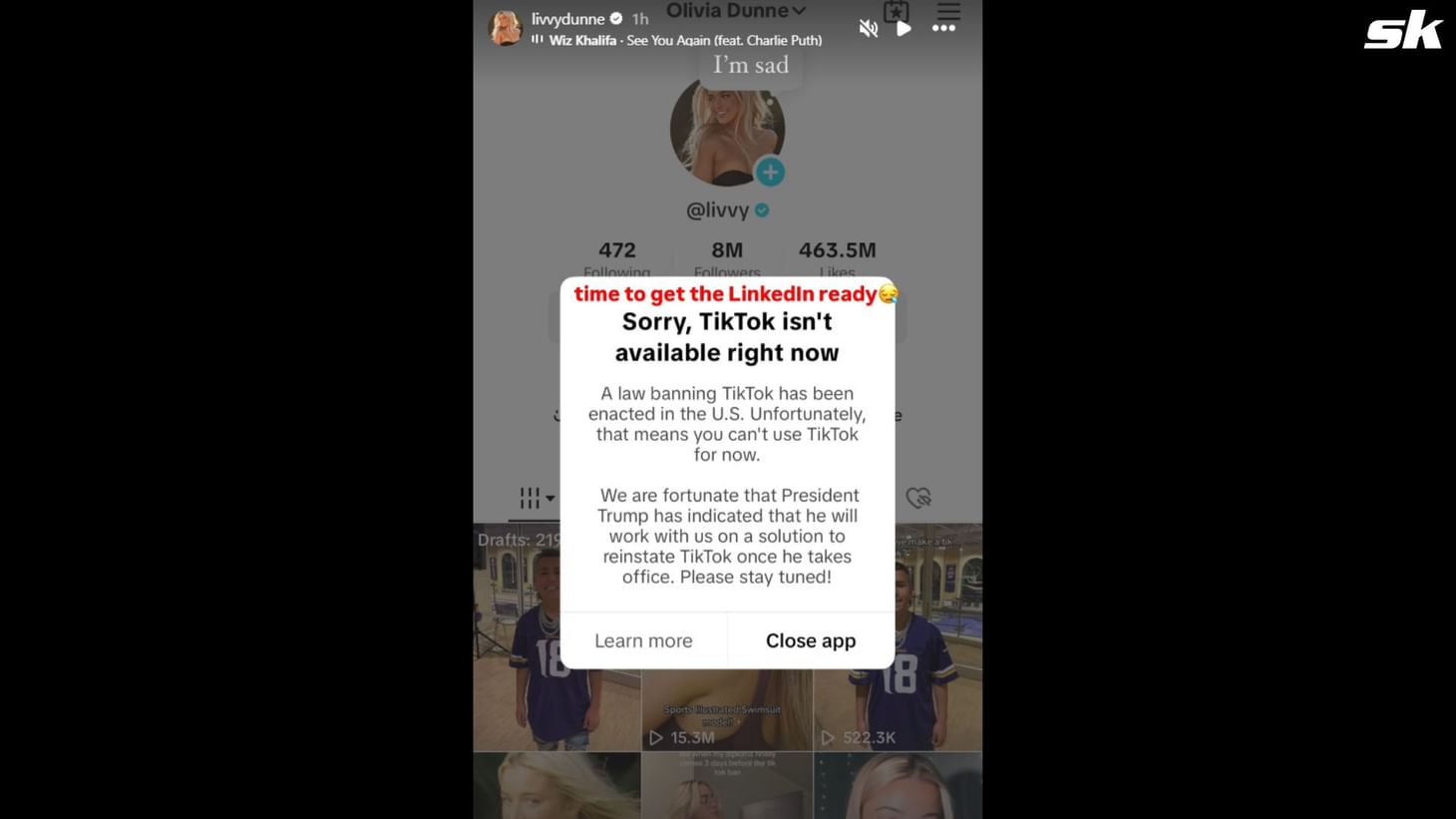 Paul Skenes' girlfriend Olivia Dunne makes feelings known as 22-year ...