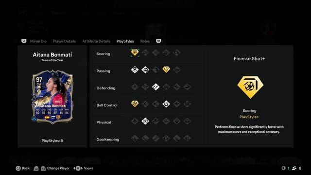 EA FC 25 Aitana Bonmati TOTY player review
