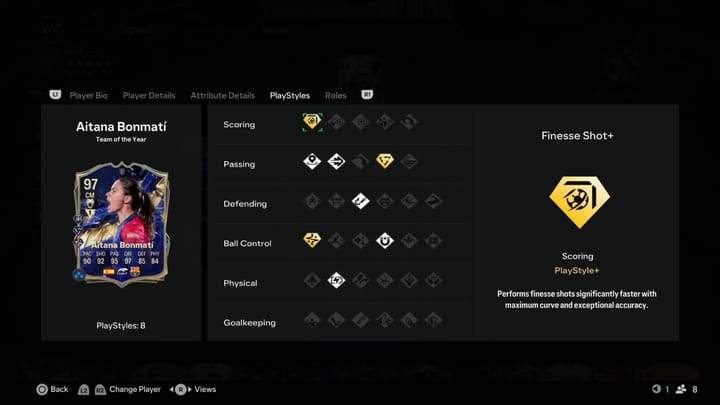 EA FC 25 Aitana Bonmati TOTY player review