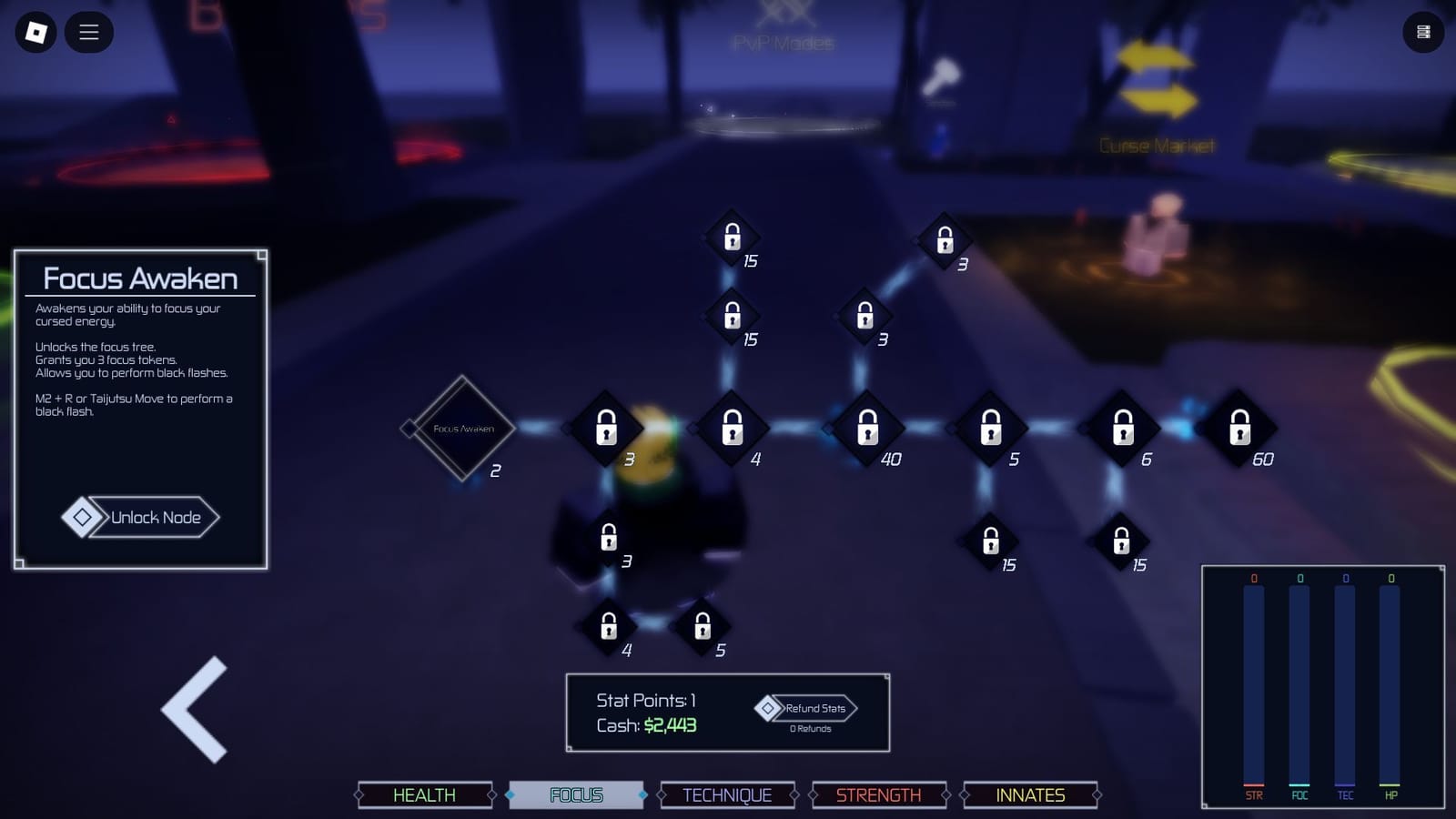 Jujutsu Infinite Skill Tree guide