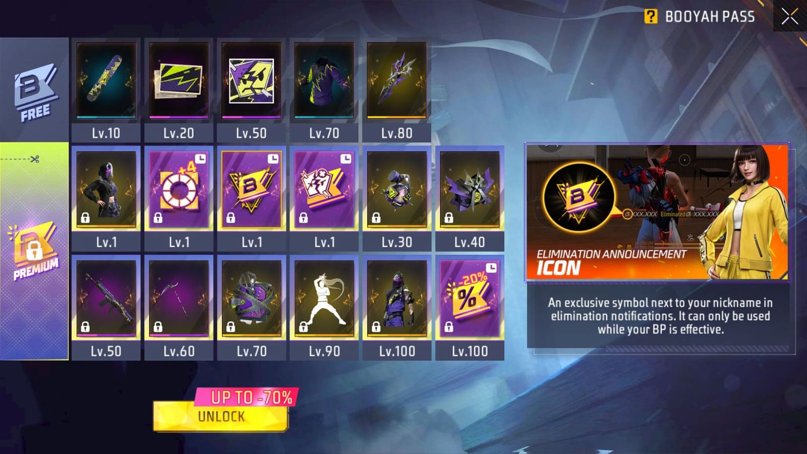 Free Fire Booyah Pass January 2025 (Season 25): Price and main rewards