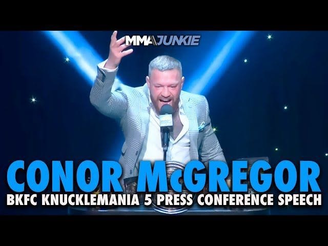 "High as a kite" - Fans react as Conor McGregor delivers adrenaline filled speech during BKFC ...