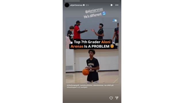 Gilbert Arenas’ son Alijah Arenas drops 2-word reaction to hype 13YO ...
