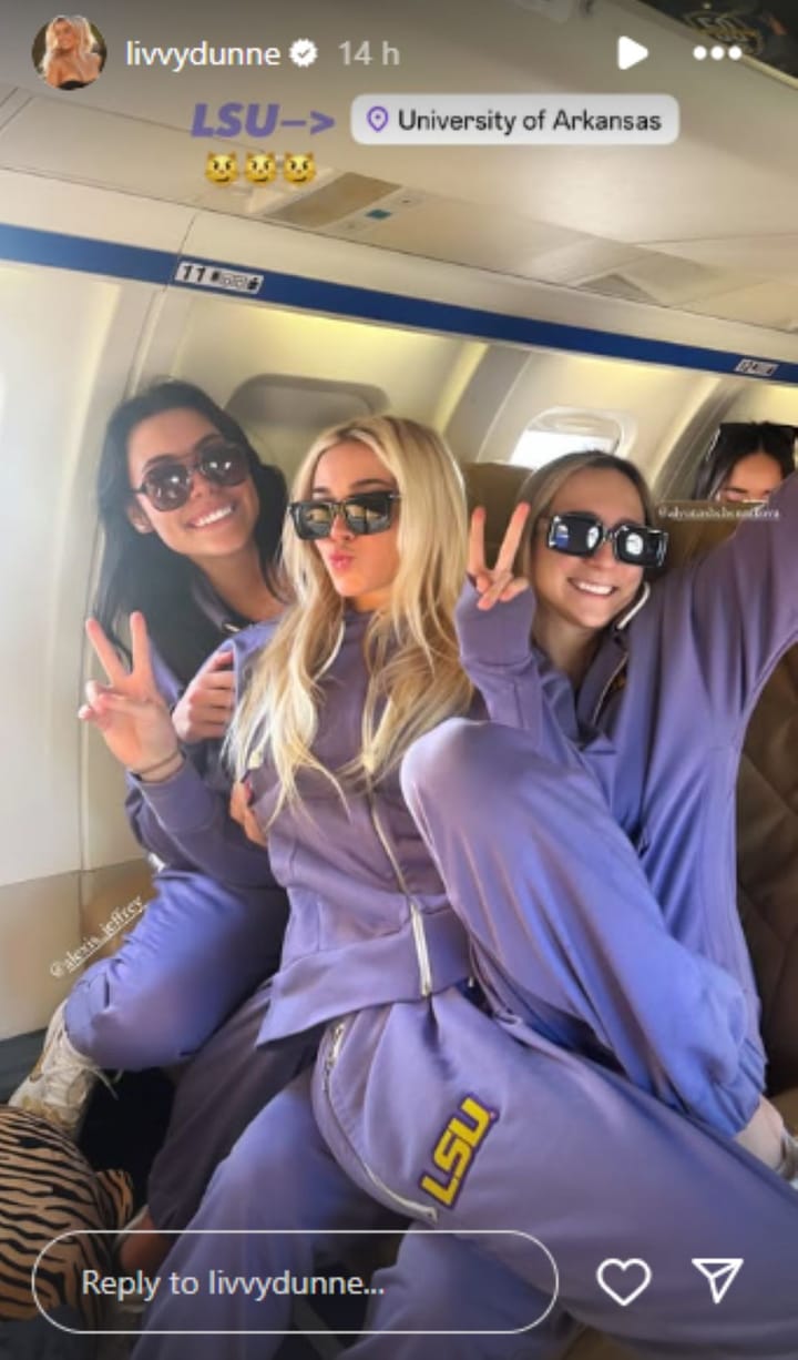 Olivia Dunne shares fun time with LSU teammates Alyona Shchennikova and ...