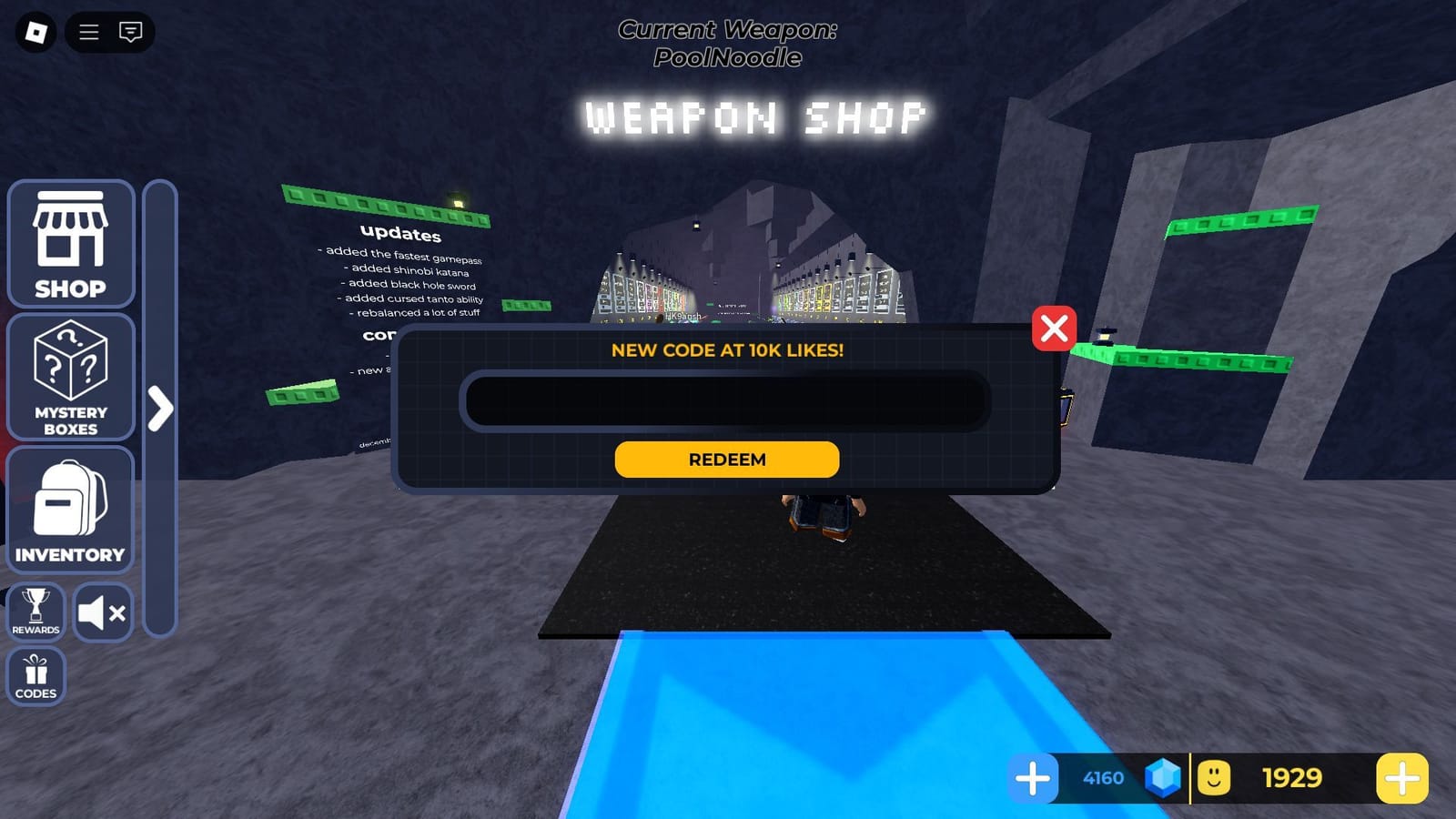 Blades and Buffoonery codes (October 2025)