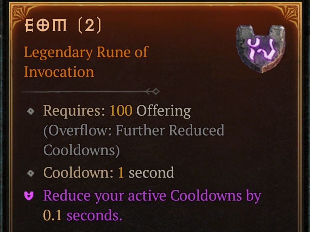 Diablo 4 Runes and Runewords tier list