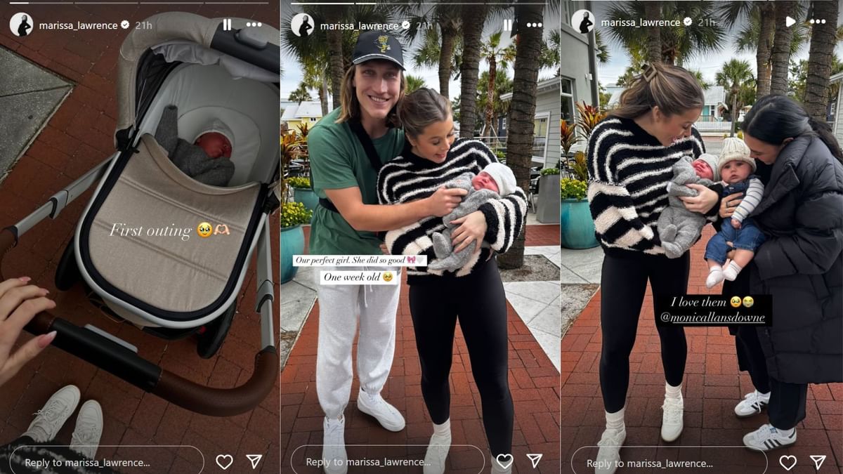 In Photos: Trevor Lawrence's wife Marissa recaps first family outing ...