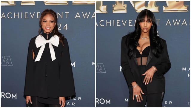 Gabby Thomas and Angel Reese reveal their favorite fashion moment of ...