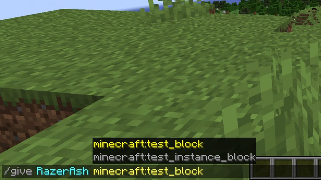 How to get test blocks in Minecraft