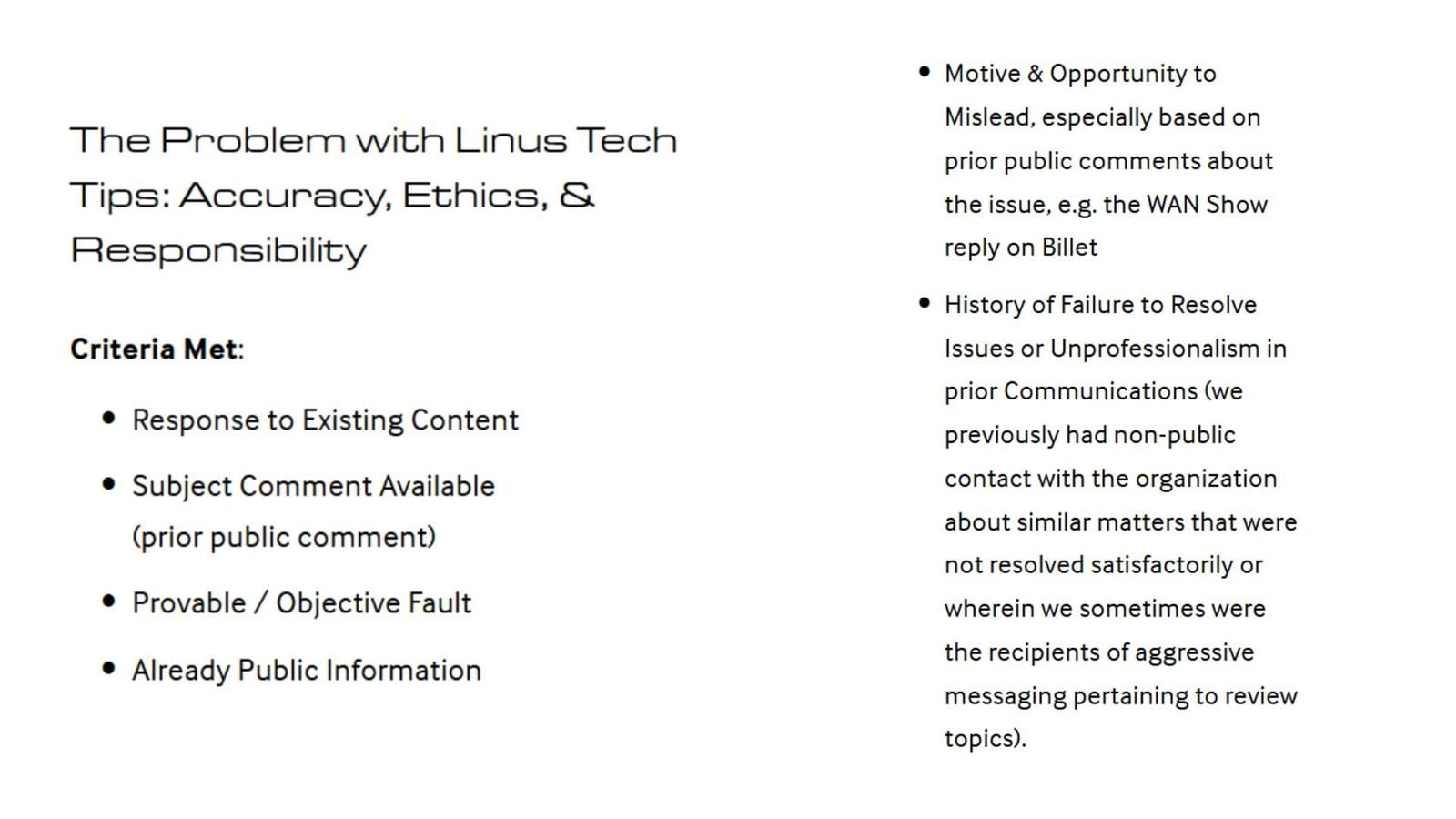 What are the accusations against Linus Tech Tips? Gamers Nexus ...