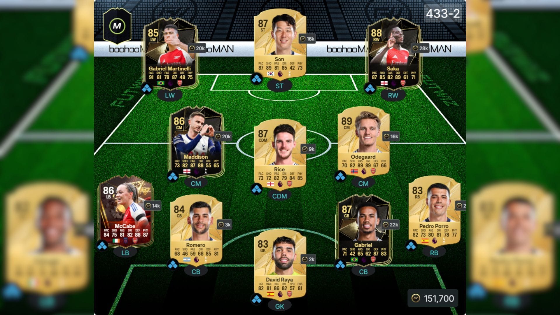 EA FC 25 guide: How to build the best Arsenal-Spurs squads in Ultimate Team