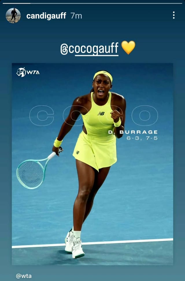 Coco Gauff's mother Candi sends love to daughter after Australian Open ...