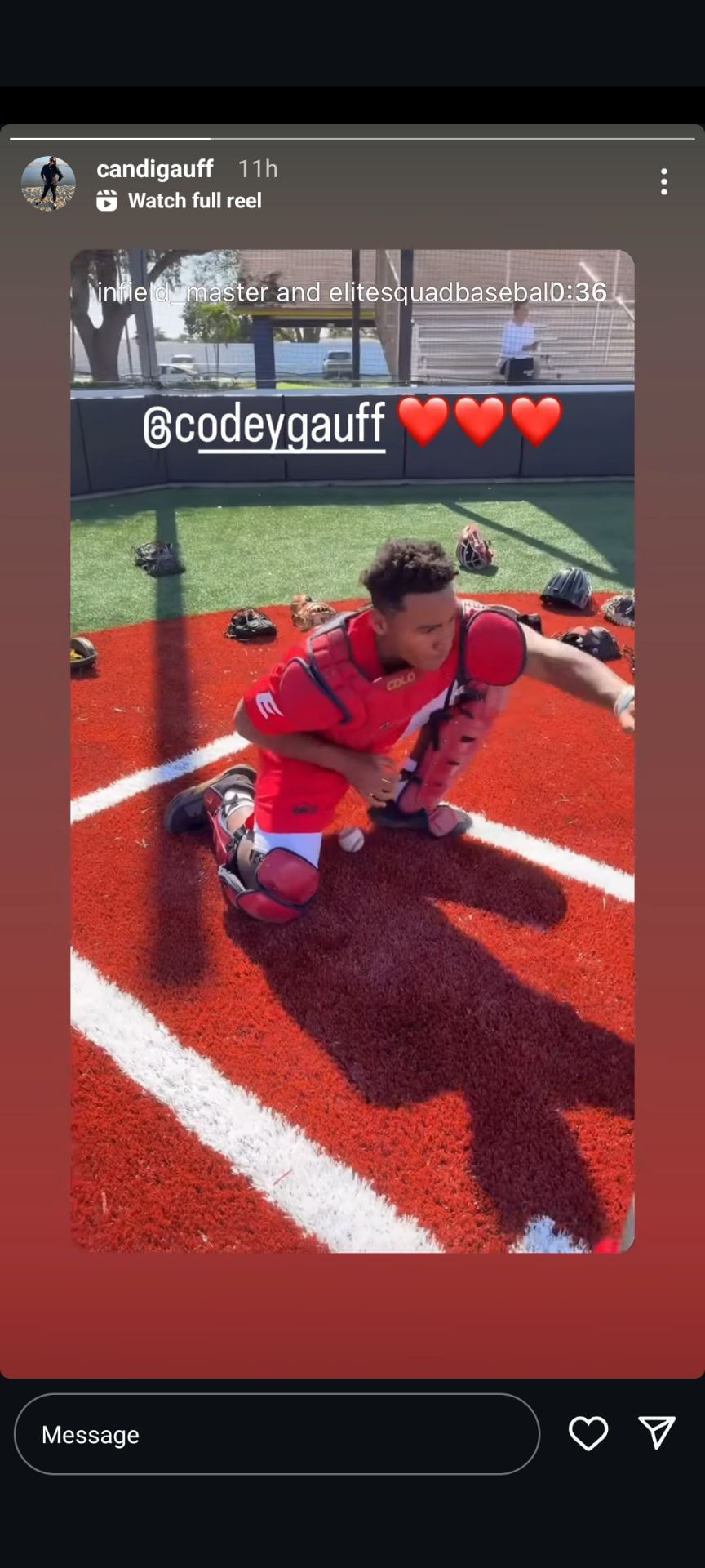 Coco Gauff's mother Candi sends her love to son Codey as he continues ...