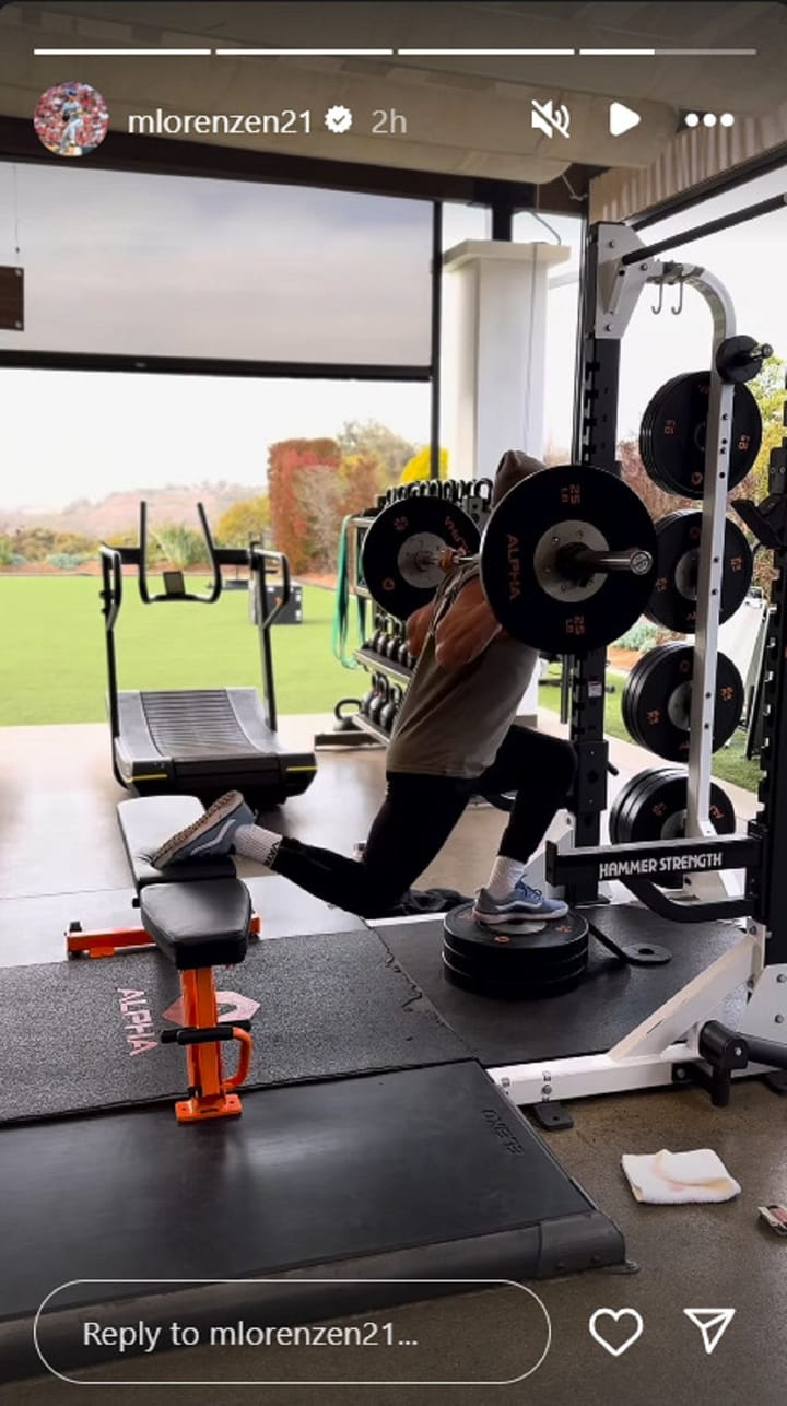 Michael Lorenzen crushes strength training to prepare for the 2025 MLB ...