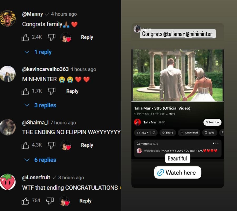 "We gonna get a mini minter": Fans react as Miniminter and Talia hint ...