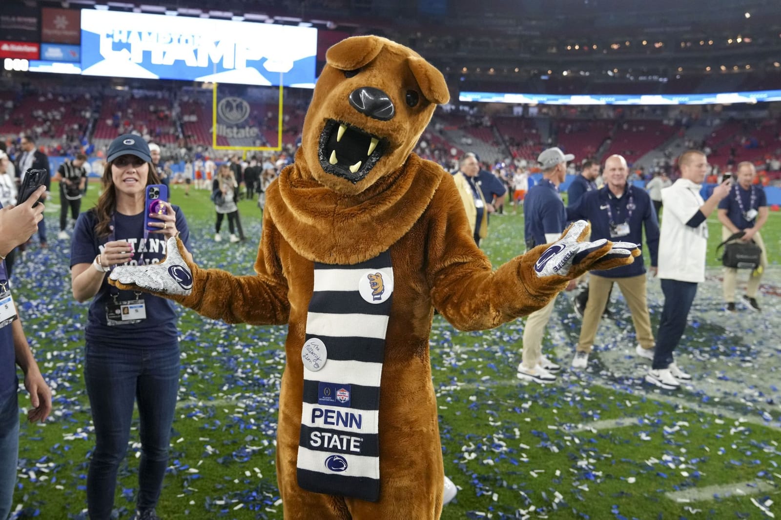What is the Nittany Lion Mascot for Penn State?