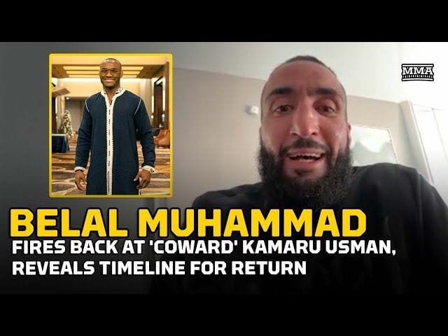 Belal Muhammad gives fiery response to Kamaru Usman blasting him for ...