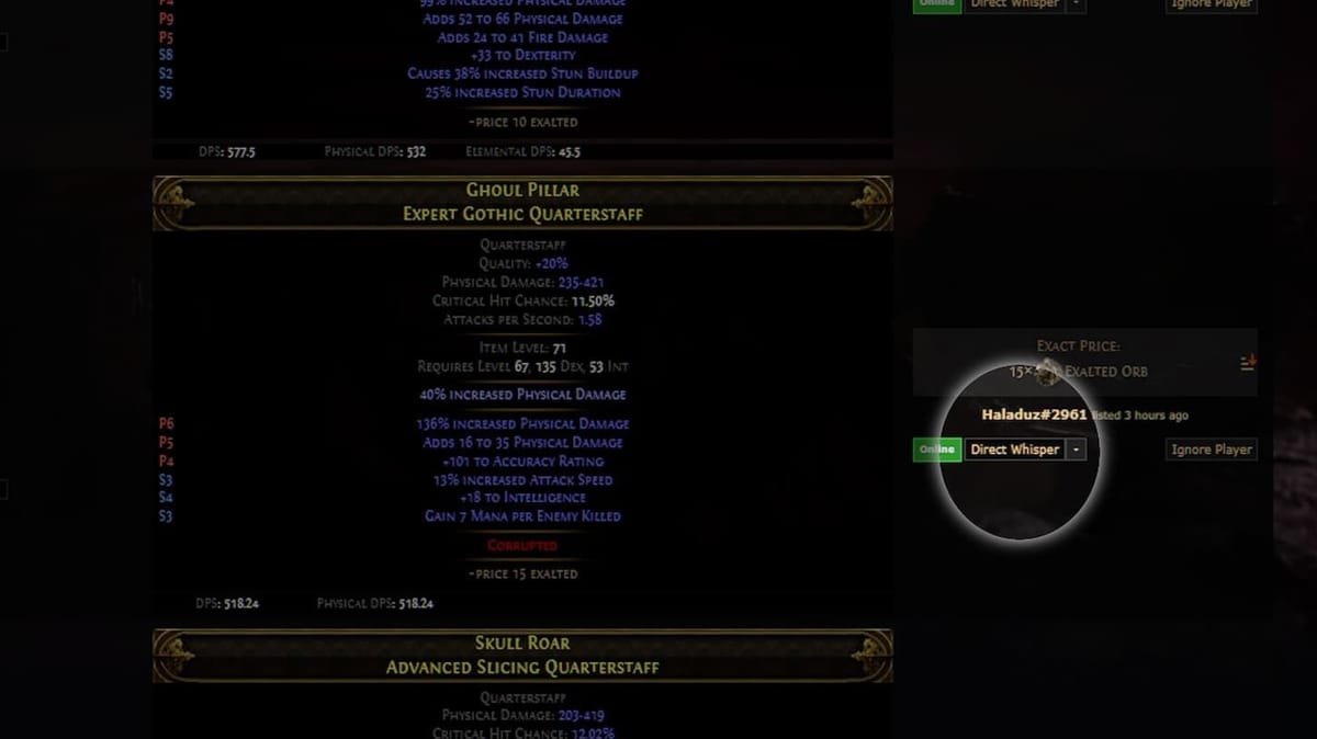 Path of Exile 2 trade site guide: Everything you need to know