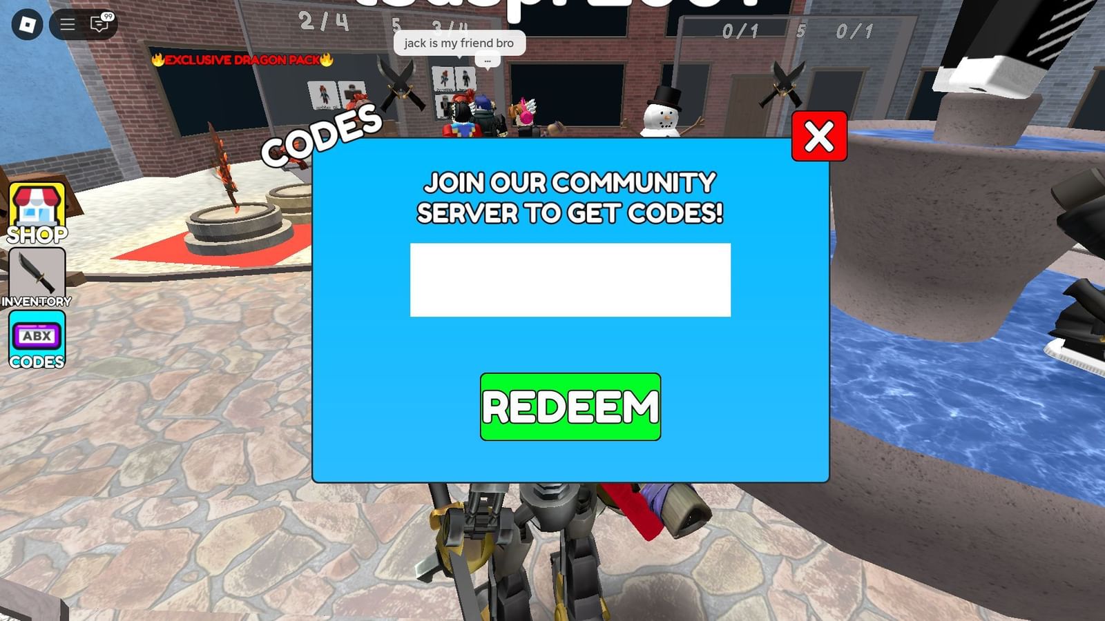 Murderers VS Sheriffs codes (October 2025)