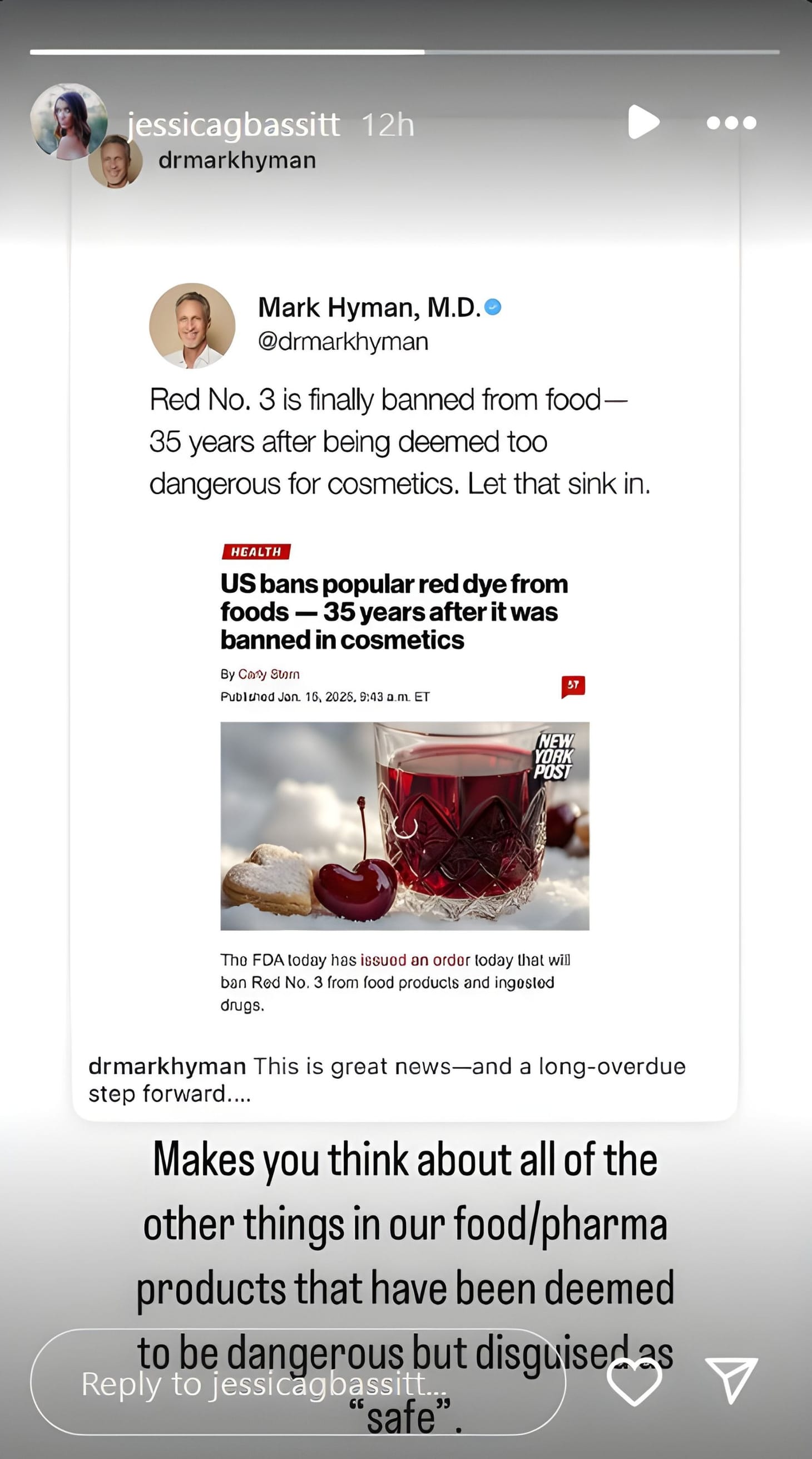 "Disguised as safe" - Chris Bassitt's wife Jessica reacts to US banning ...