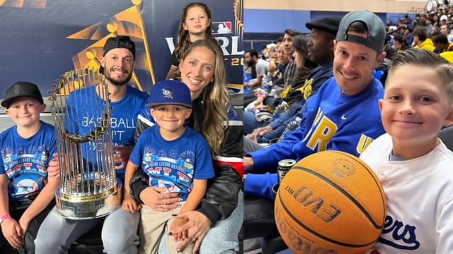 Joe Kelly, wife Ashley & son Knox steal the spotlight at UC Riverside ...