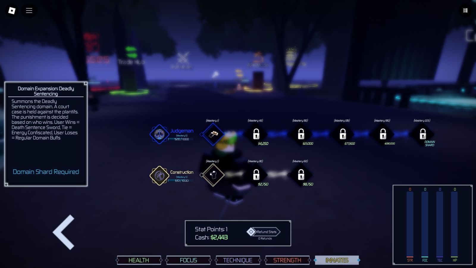 Jujutsu Infinite Innate Techniques guide