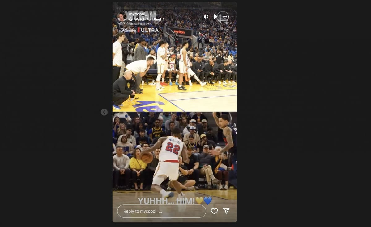 Andrew Wiggins' girlfriend Mychal Johnson drops 2-word reaction on Warriors forward's 31-point ...