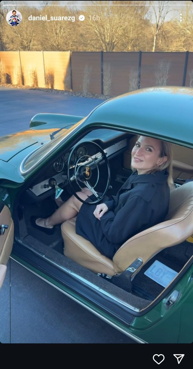 Daniel Suarez shares sweet moment of wife Julia Piquet waving off in ...