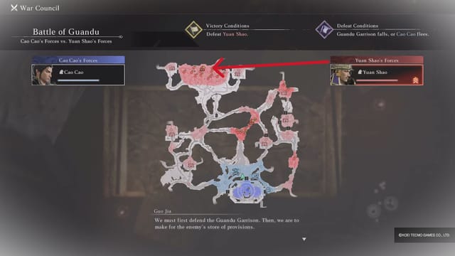 Dynasty Warriors Origins: Battle of Guandu guide (Chapter 4)