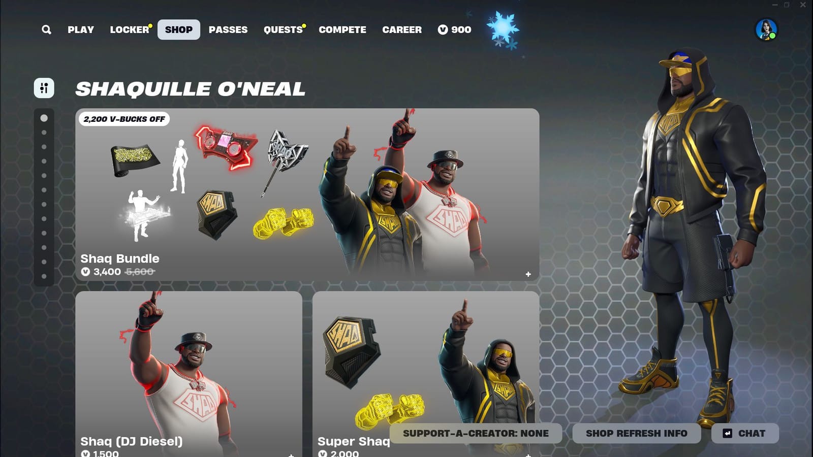 How to get the Shaq skin in Fortnite
