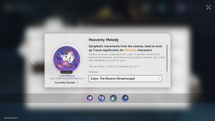 Honkai Star Rail Tribbie Ascension materials