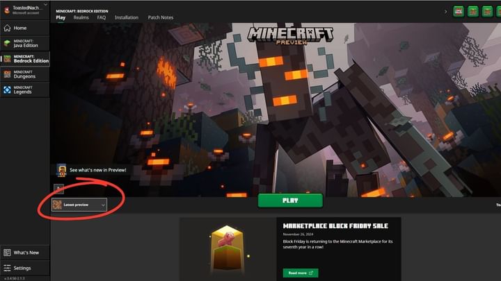 How to download Minecraft Bedrock 1.21.60.25 beta and preview