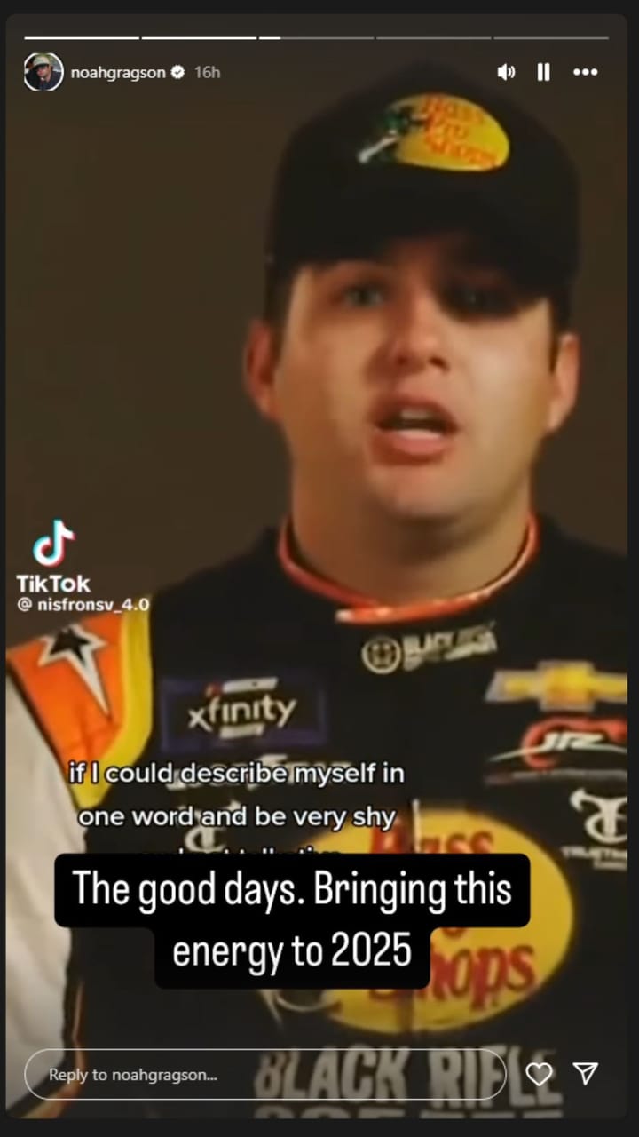 Noah Gragson delivers clear message to bring back 'good days' energy in ...