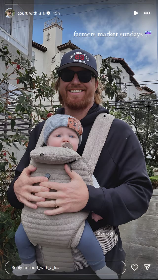 Justin Turner's wife Kourtney drops 3-word caption on his day out with ...