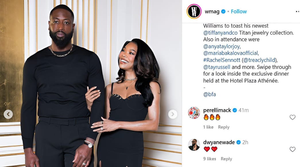 Dwyane Wade: Dwyane Wade drops 5-word message summing up special Paris ...
