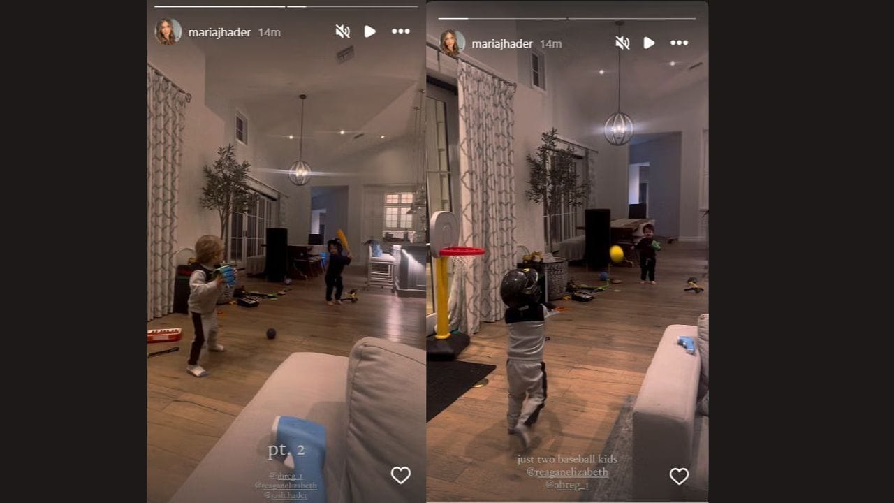 Josh Hader's wife Maria captures adorable pitching practice of son ...