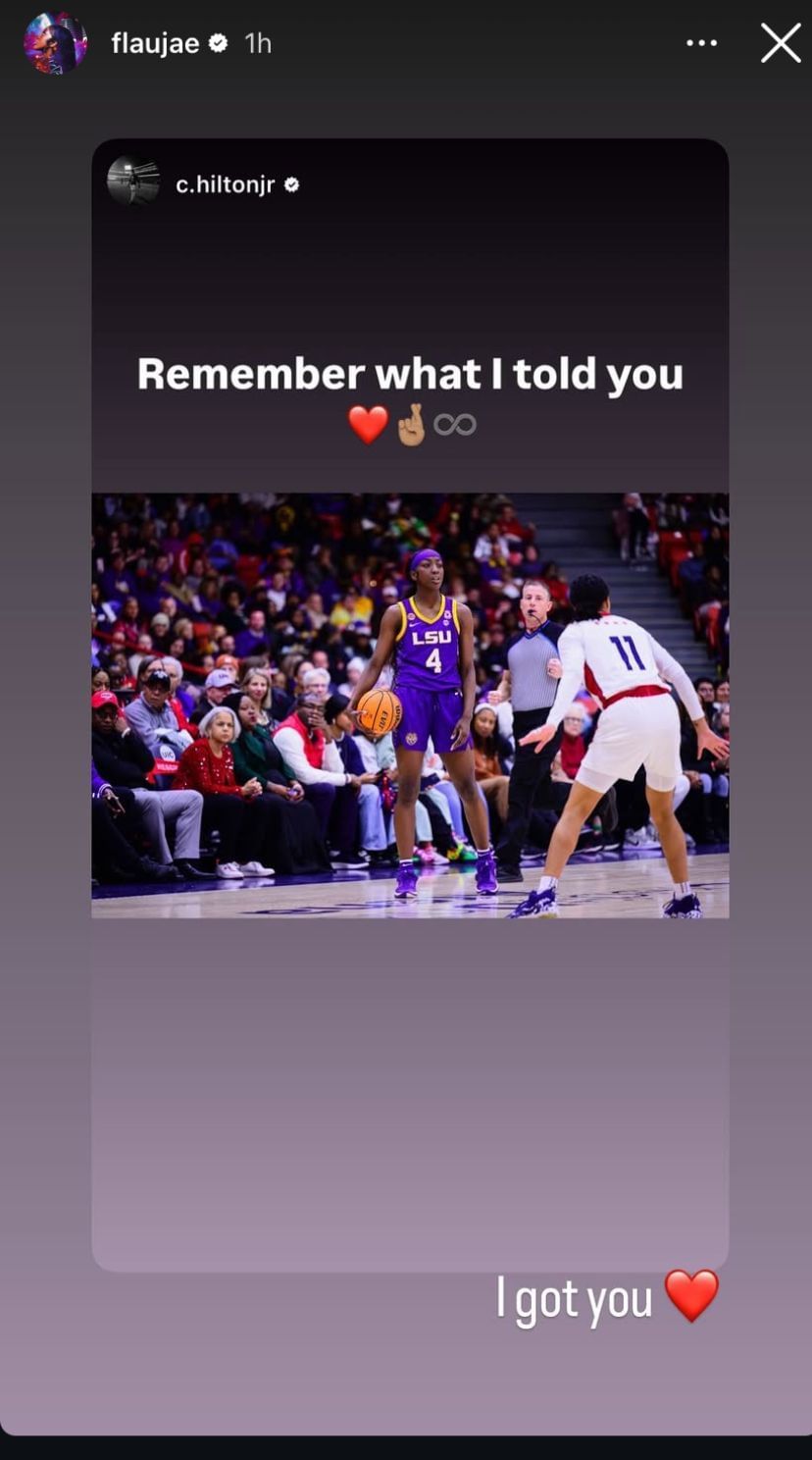 Flau’jae Johnson: $1.5 million NIL-valued Flau’jae Johnson drops 3-word message to BF Chris ...