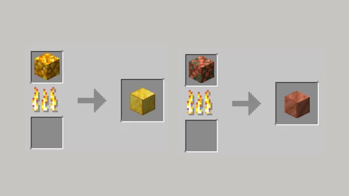 Minecraft fans want raw ore blocks to be smeltable, but there's a ...
