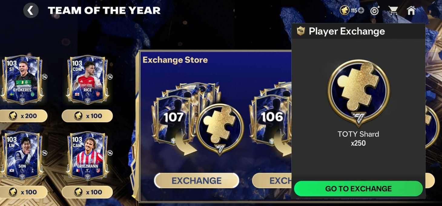 How to collect EA FC Mobile TOTY Shards efficiently