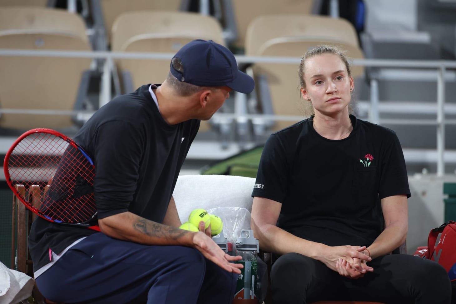 Elena Rybakina reveals if she wanted banned coach Stefano Vukov in box ...