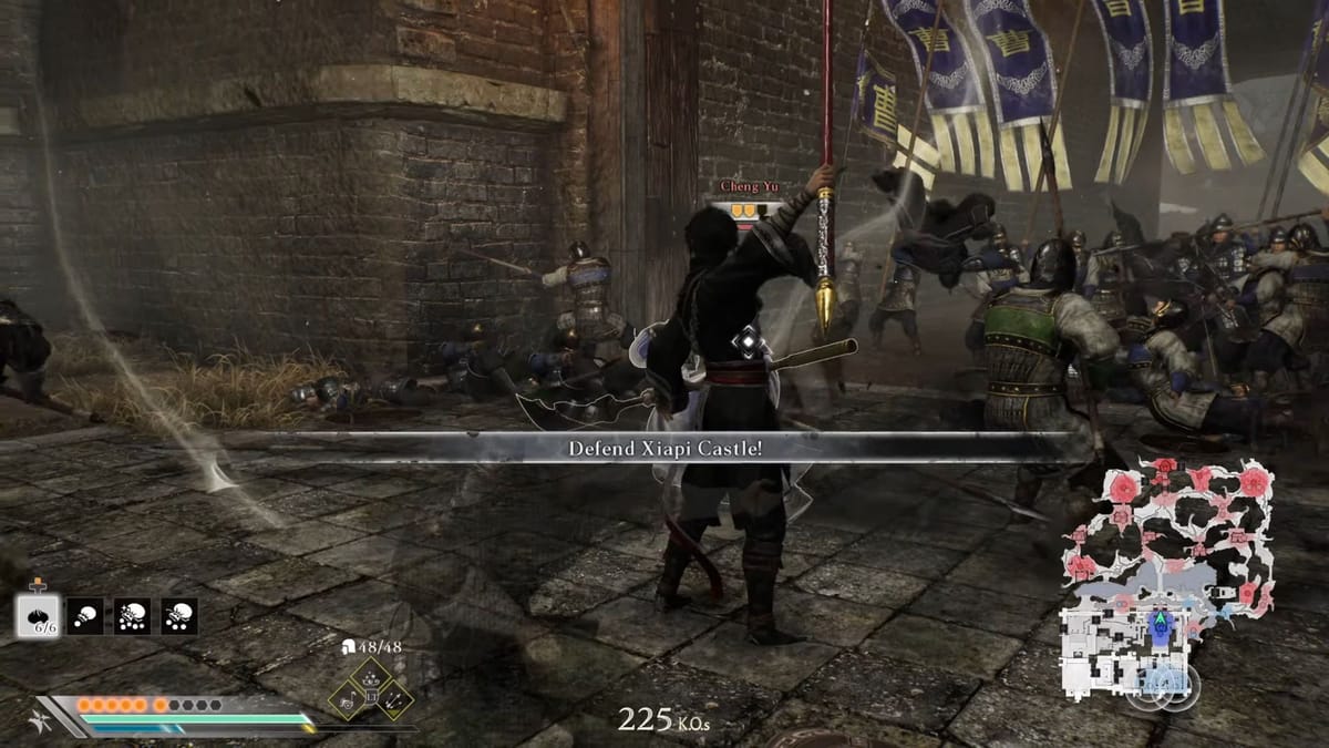 Defense of Xiapi mission in Dynasty Warriors Origins: Dynasty Warriors ...