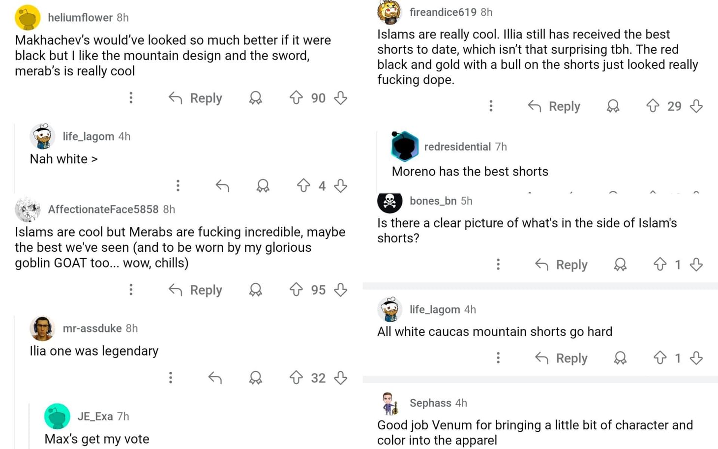 UFC 311: Islam Makhachev and Merab Dvalishvili get custom shorts for ...