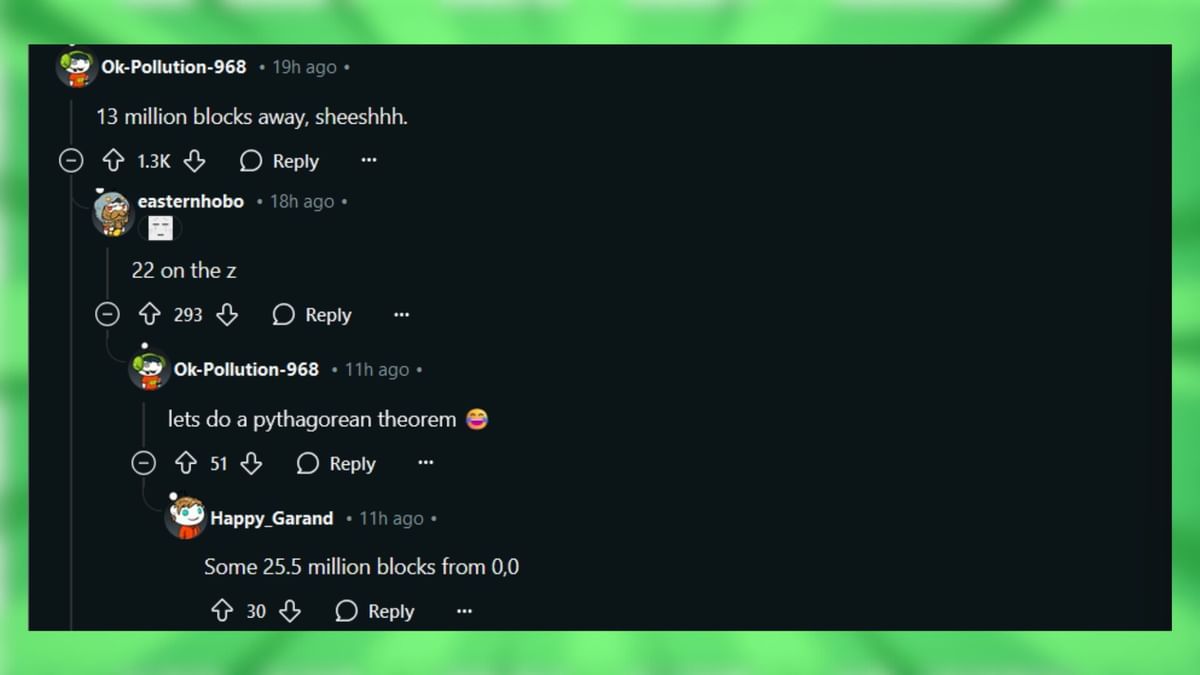 Minecraft player discovers rare 48 diamond ore vein