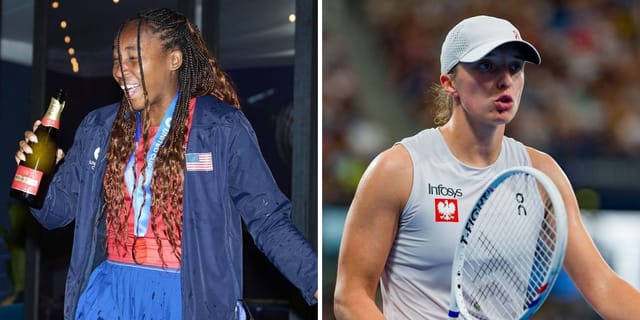 Coco Gauff makes her feelings known after dominating Iga Swiatek in ...