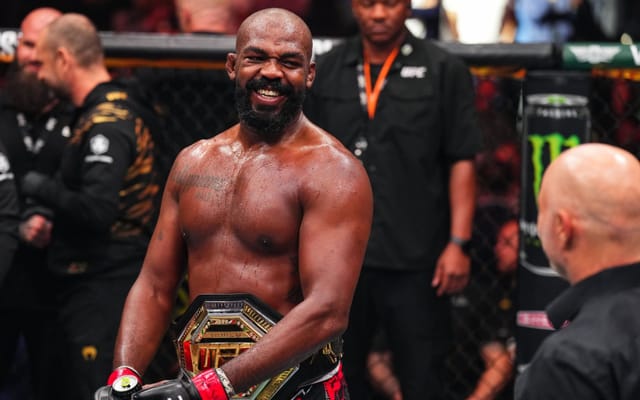 Jon Jones shares five-word reaction to catching up with popular ...