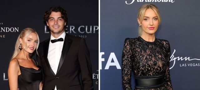 Taylor Fritz's girlfriend Morgan Riddle turns up glamor in the gym with ...